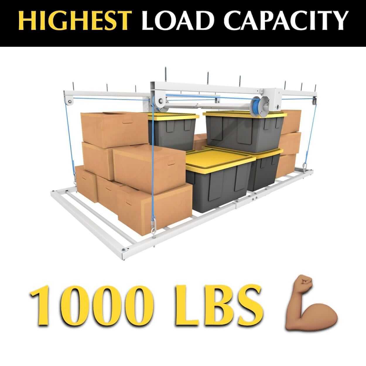 Ceiling Sam Storage System | 4'x8' Retractable