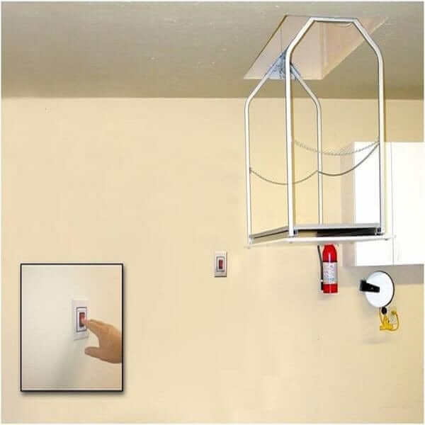 Versa Lift Model 24M Mounted Wall Switch 8-11 ft Attic Storage Lift ...
